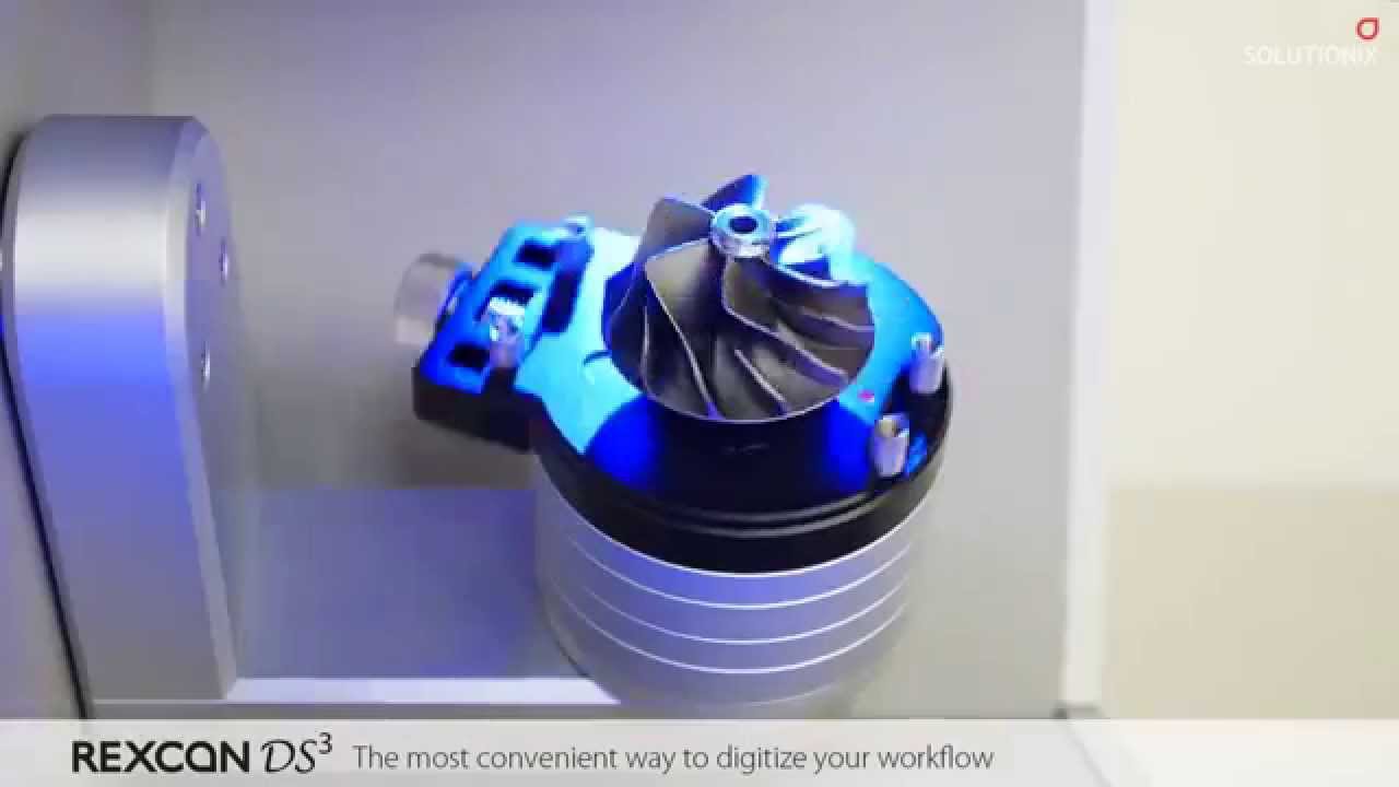SARIKI- Escáner 3D Solutionix Rexcan DS3 Silver - YouTube