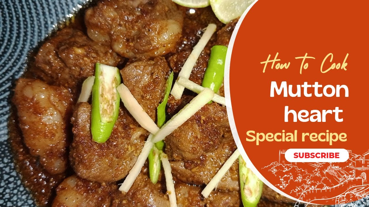 Mutton heart recipe / Dil masla ki recipe / fry pan Dil masala recipe ...