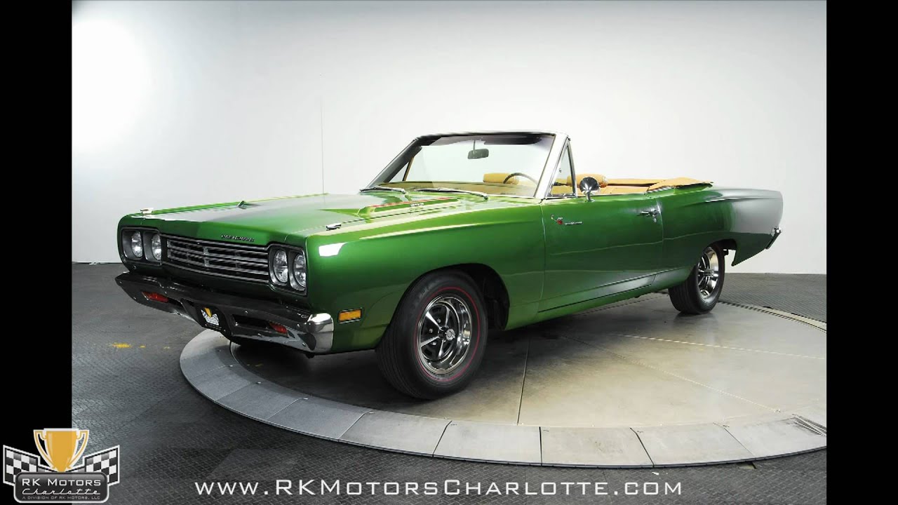 132141 / 1969 Plymouth Roadrunner Convertible - YouTube