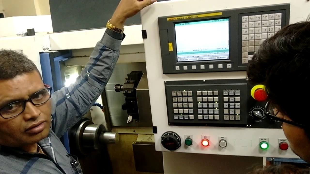 key board function of fanuc controler (CNC) - YouTube