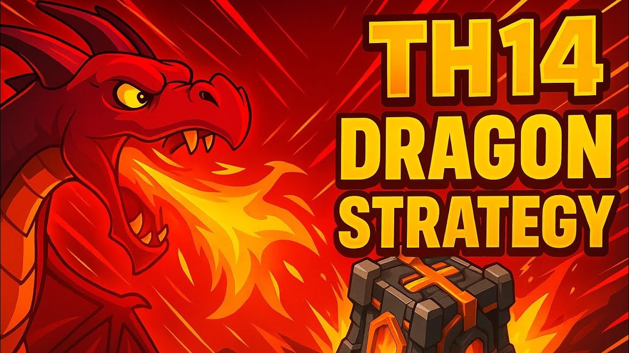 TH14 Dragon Attack Strategy – Easy 3 Stars with This New Army! - YouTube