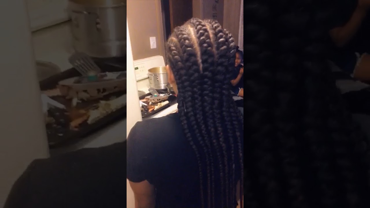 FEED IN BOX BRAIDS - YouTube