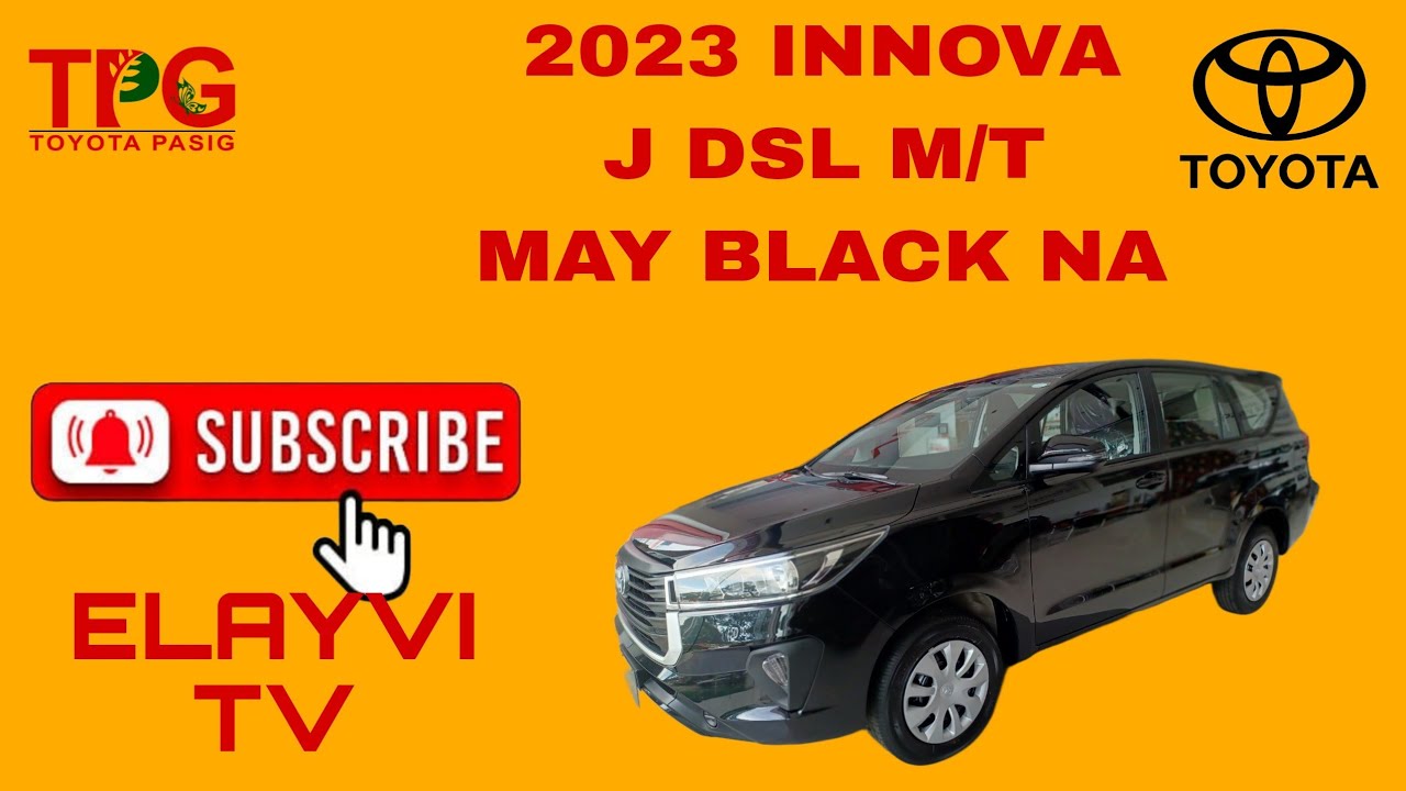 INNOVA J DSL MANUAL 2023 | 2023 | ELAYVI TV - YouTube