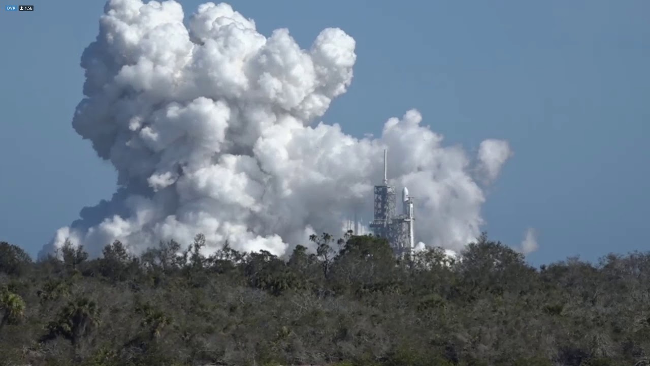 Falcon Heavy Static Test Fire 2018 - YouTube