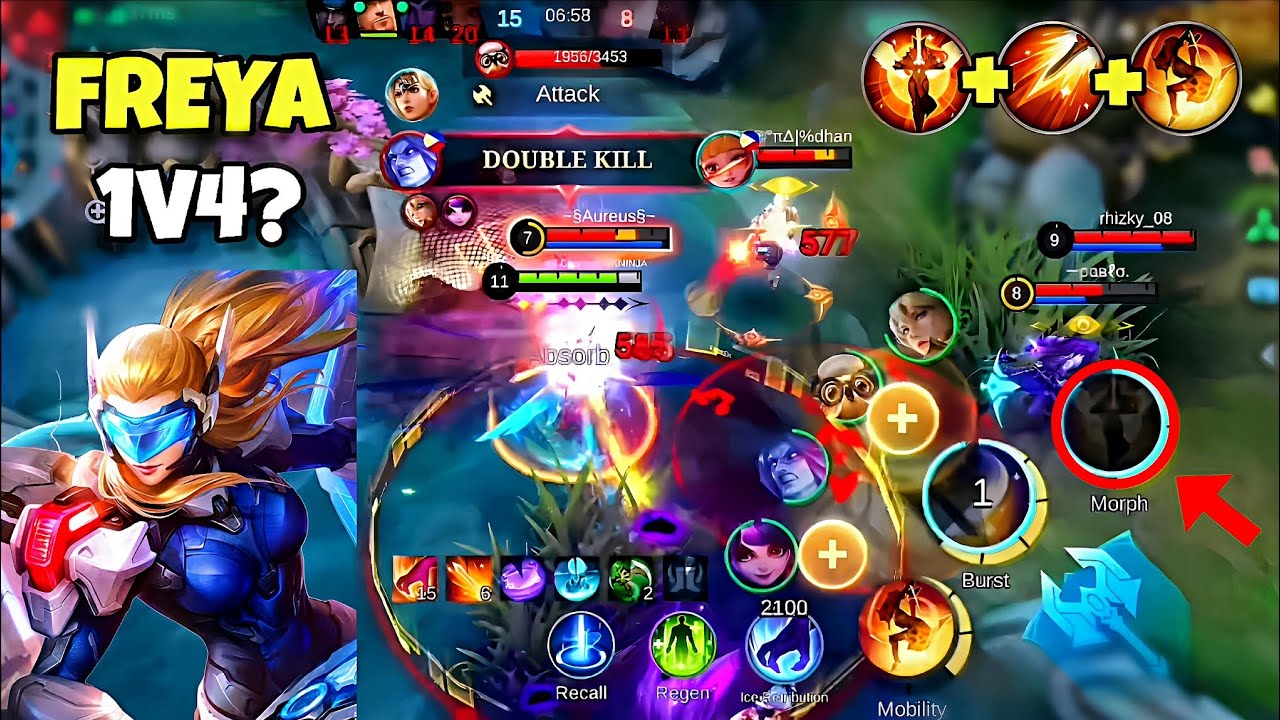 FREYA MONTAGE | THE ART OF FREYA'S ULTIMATE!!! MLBB 2024 Johnturbit ...