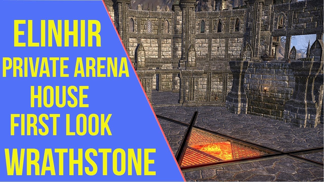 ESO Wrathstone Elinhir Private Arena First Look - YouTube