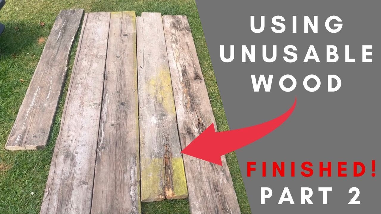 I Made a Stunning Coffee Table from Unusable Wood (Part 2) - YouTube