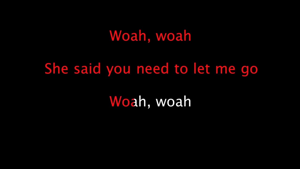 Machine Gun Kelly Let You Go Karaoke Lyrics Instrumental Youtube