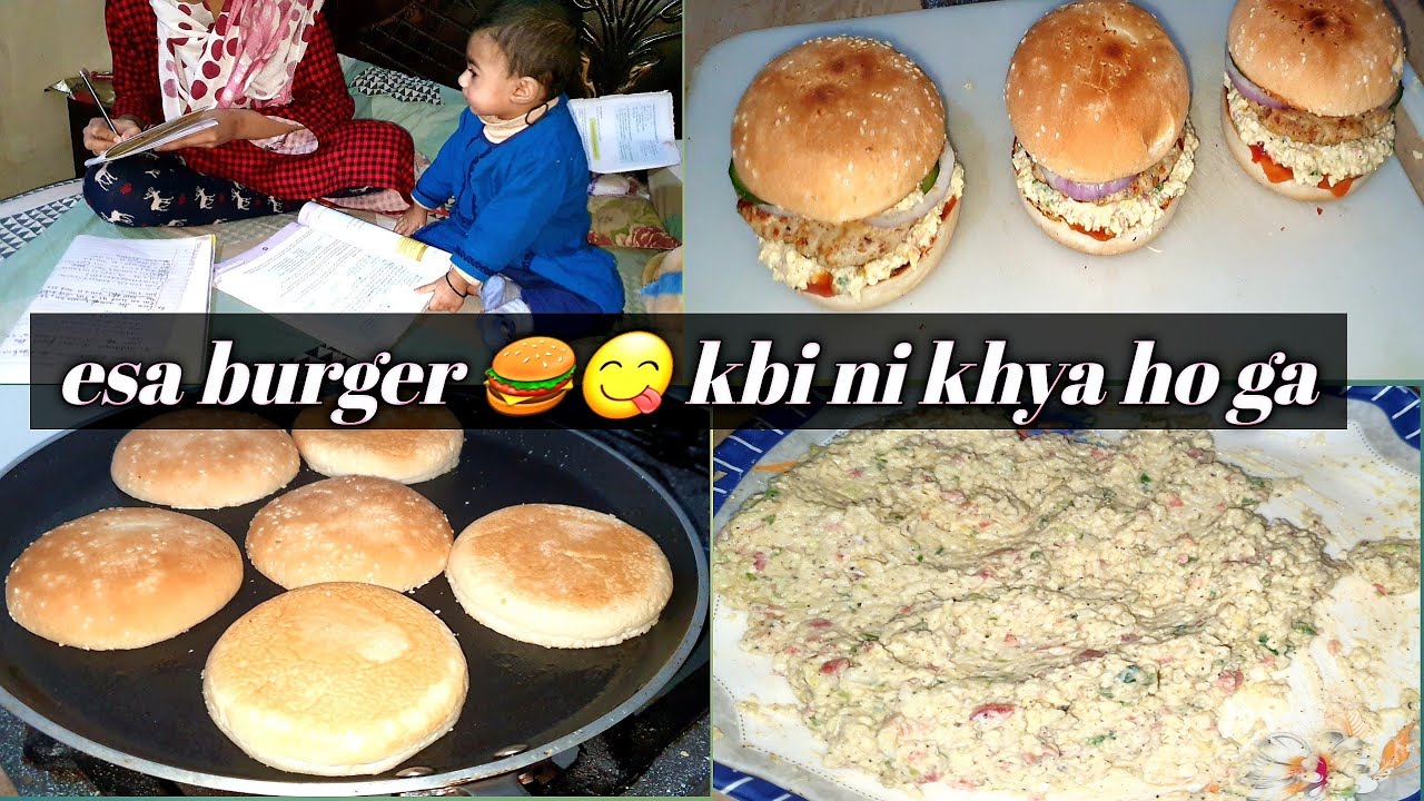 special burger 🍔 😋 filza ne boht tng kia api ko 😅 - YouTube