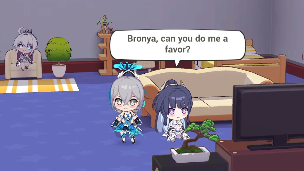 Mei Trying To Play Games | Bronya HoTr and Mei HoO Dorm Interaction ...