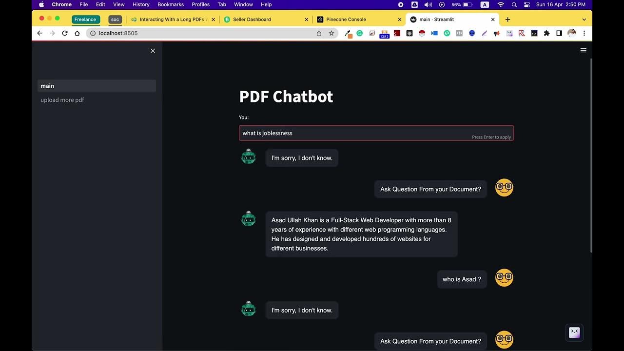 Talk with PDF Files, Question Answering | OPEN AI | pinecone ...