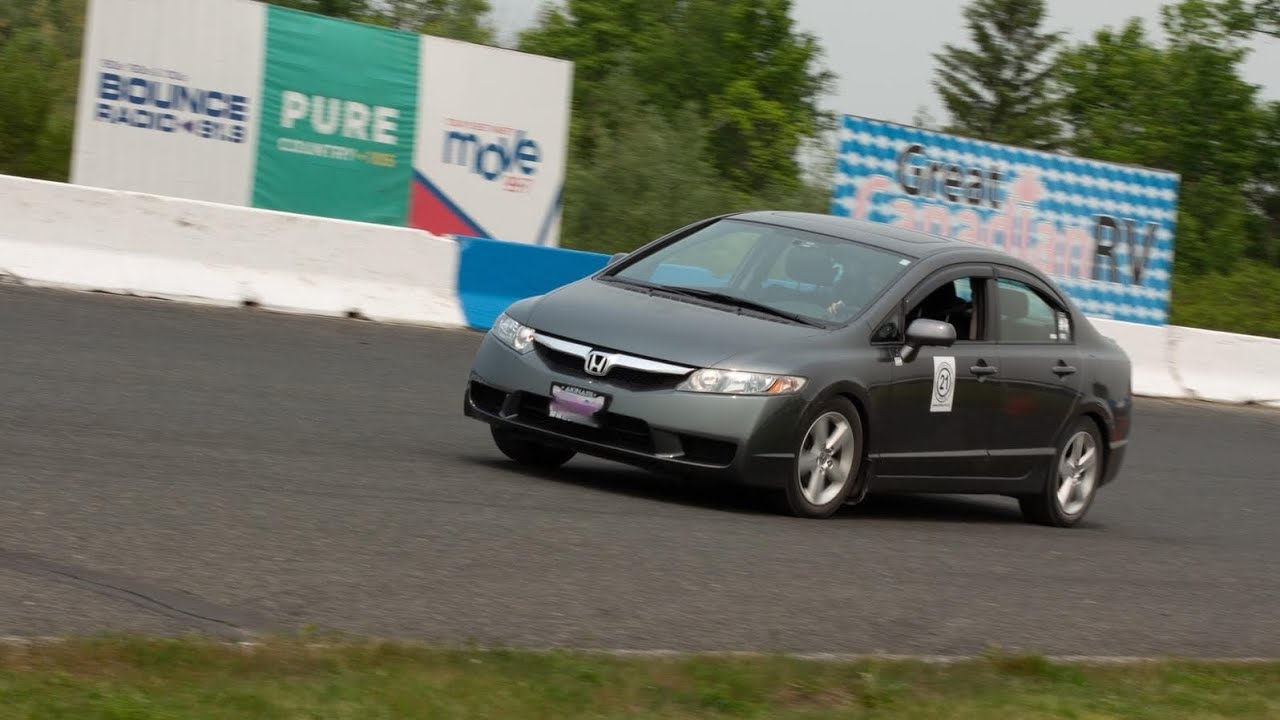 8th Gen Civic Autocross (2010 Civic Sedan Automatic) - YouTube