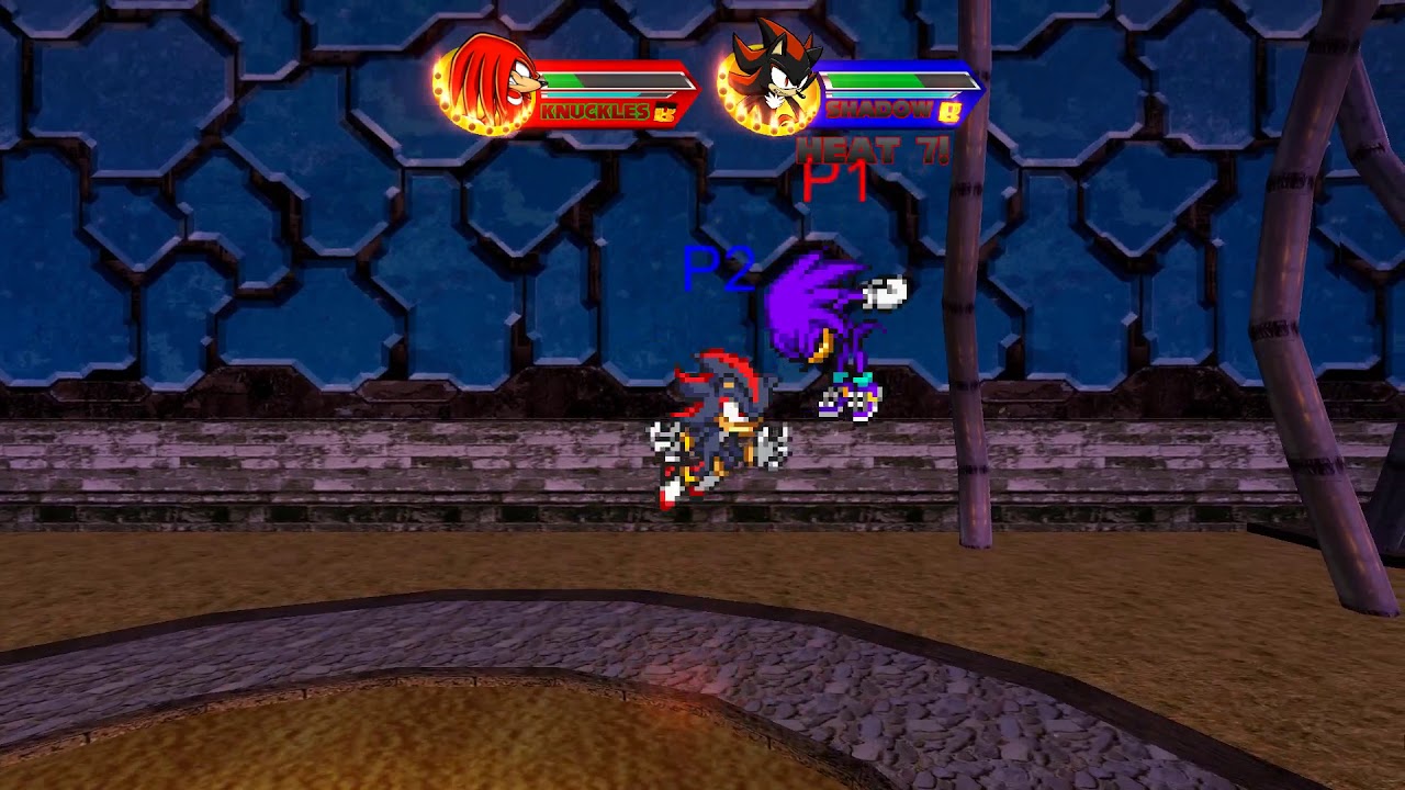 Battle Cross FEVER - Knuckles (JMan) Vs. Shadow (Ryoma) 2 - YouTube