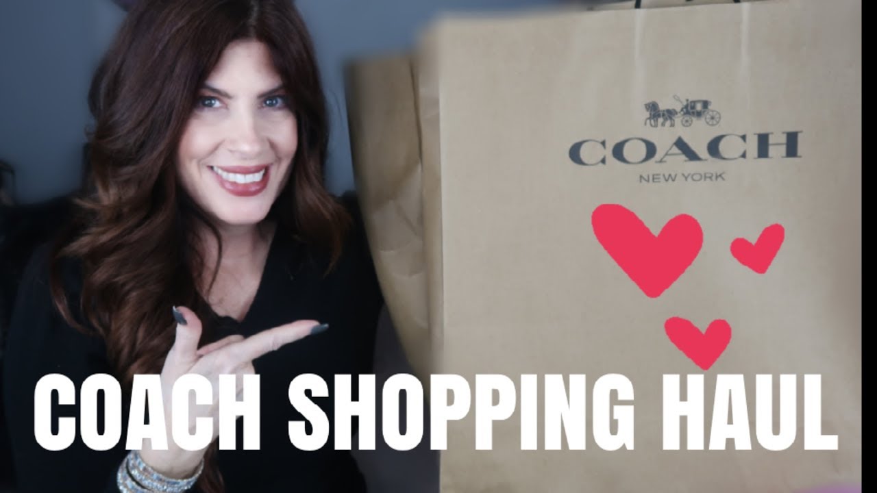 COACH SHOPPING HAUL 3 NEW HANDBAGS - YouTube