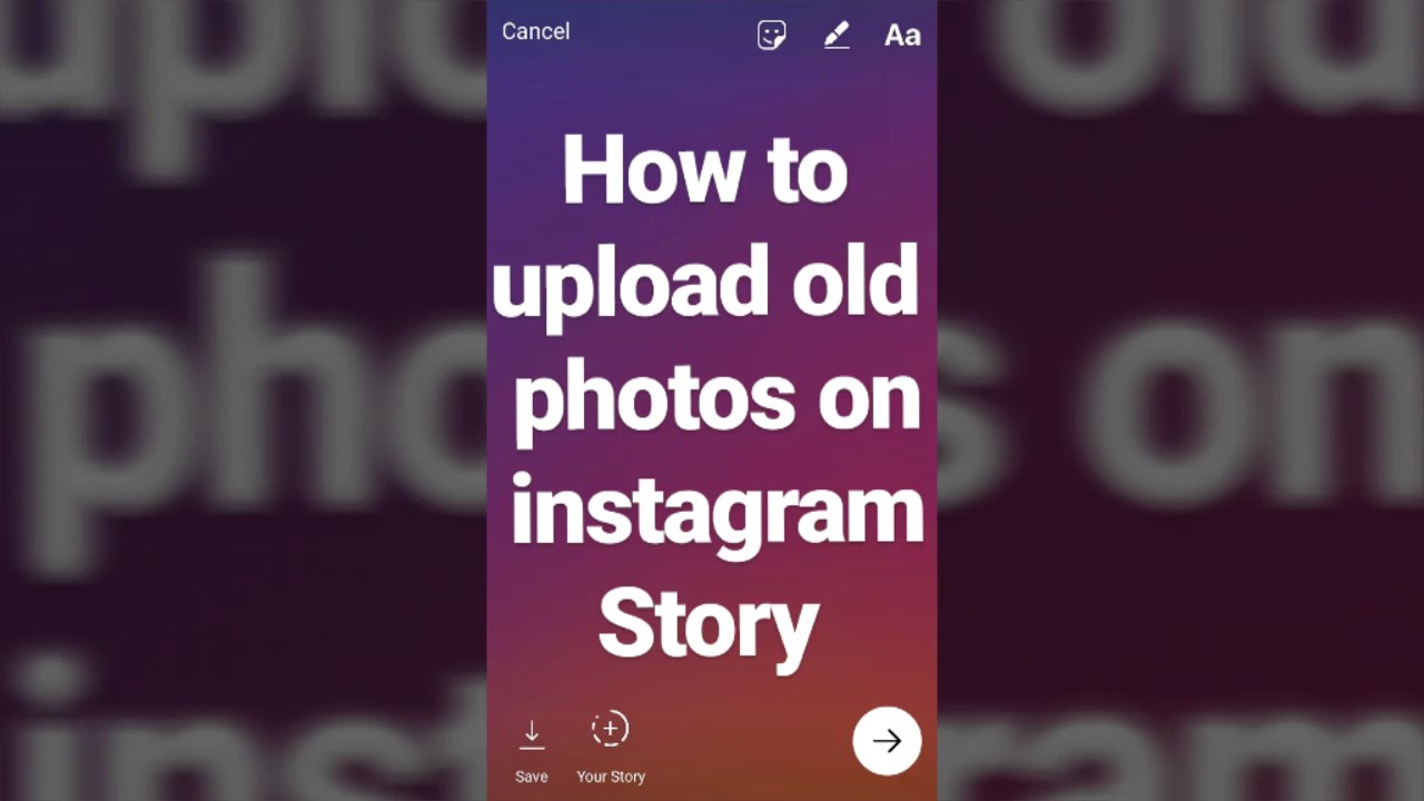 How To Upload Old Photos On Instagram Story Hindi Cc In English how-to-upload-old-photos-on-instagram-story-hindi-cc-in-english
