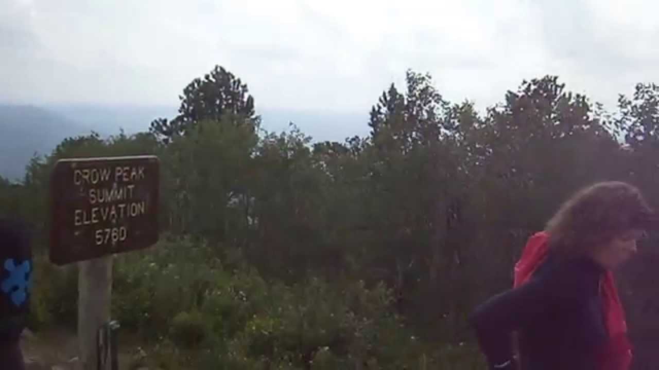 atop of Crows peak - YouTube