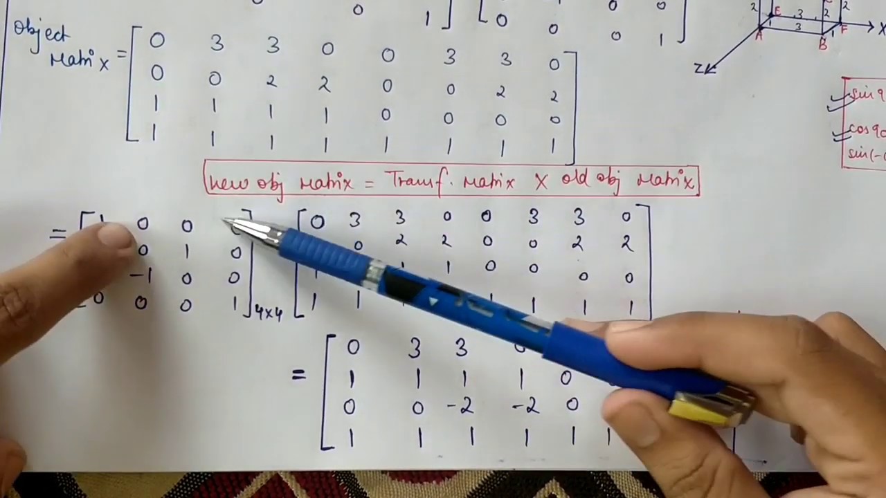 3D Transformations Rotation Numerical In Hindi Computer Graphics YouTube 3D Transformations Rotation Numerical In Hindi Computer Graphics YouTube