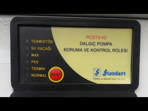 PCST3-V2 dalgıç pompa koruma ve kontrol rölesi bağlantısı