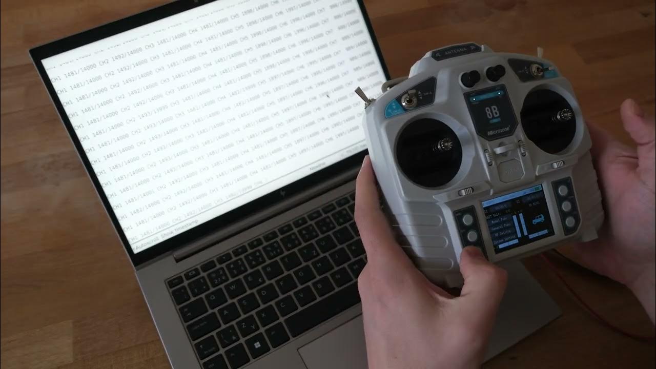 Arduino Due reading 7 PWM signals from Microzone MC8RE - YouTube