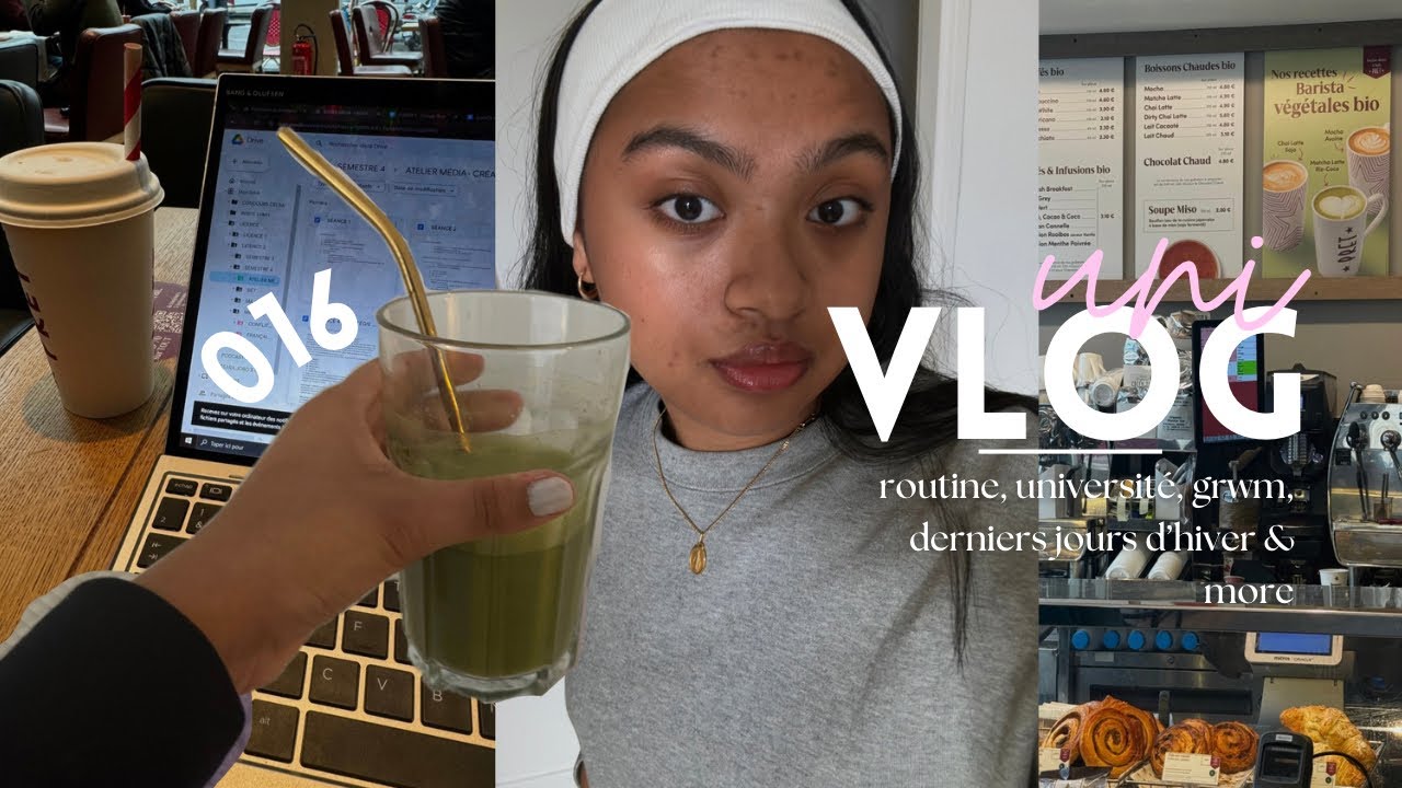 uni vlog 16 || routine, une semaine à l’université, grwm & more - YouTube