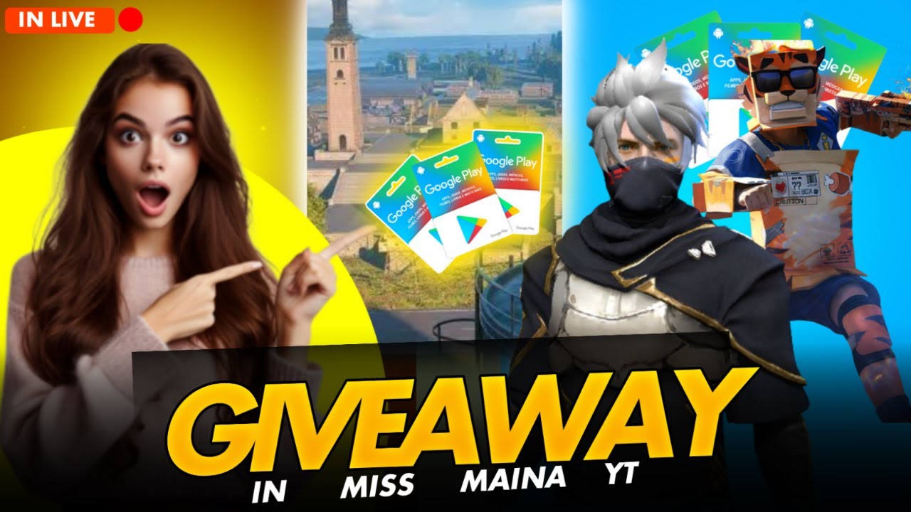 Girl Live Stream|giveaway Custom(Redeem Code)|MISS MAINA IS LIVE - YouTube