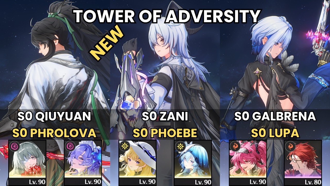 S0 Phrolova Qiuyuan Cantarella/ Galbrena Lupa / Zani Wuwa Toa Tower of ...
