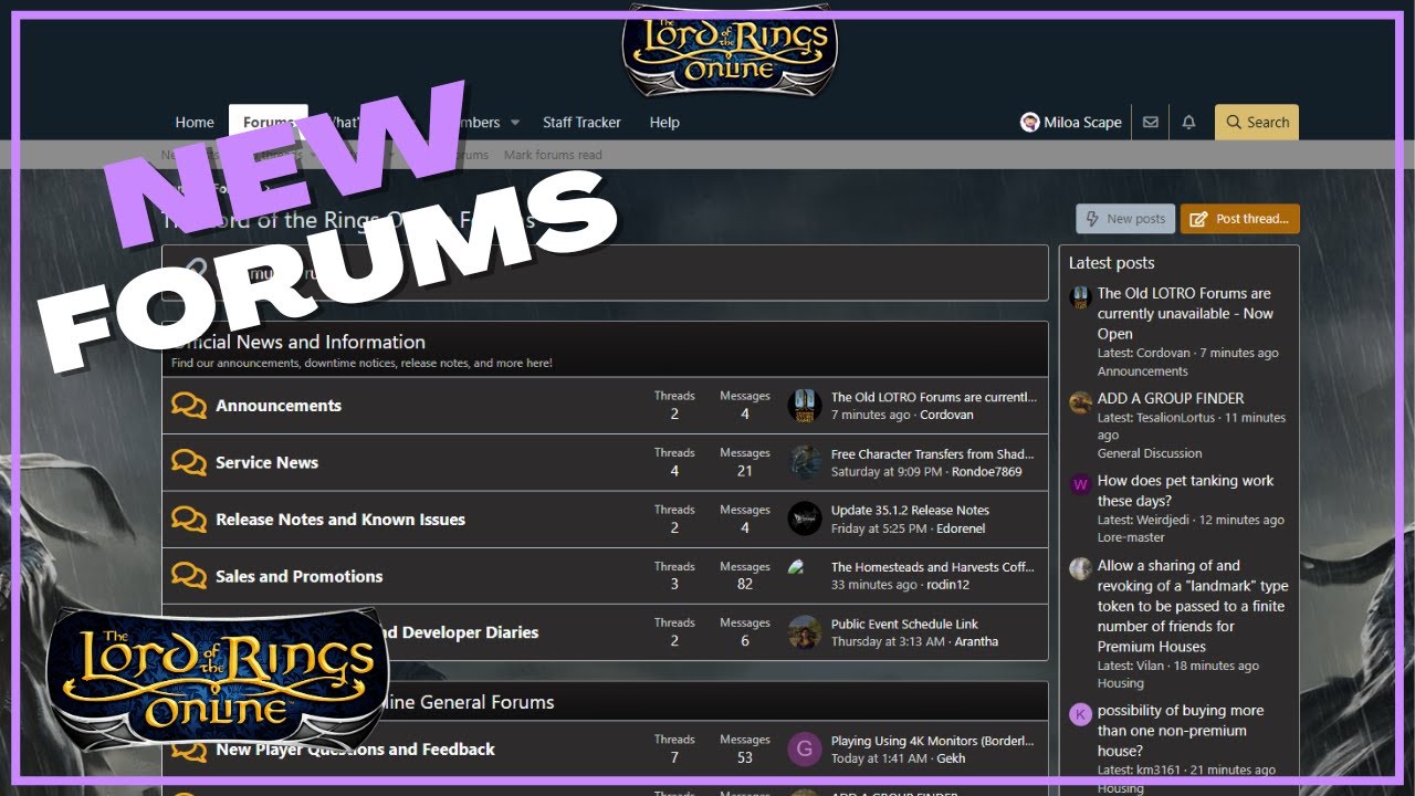 Speak FRIEND and enter! | LOTRO Forums - YouTube