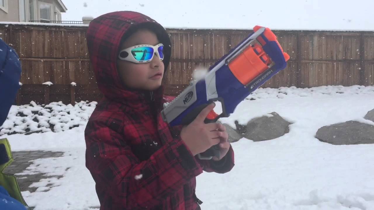 Nerf Kids Battle -Spec Ops (Snow Edition) - YouTube