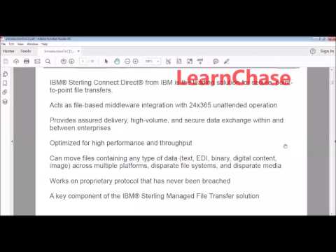 LearnChase Sterling Connect Direct Unit1 - YouTube