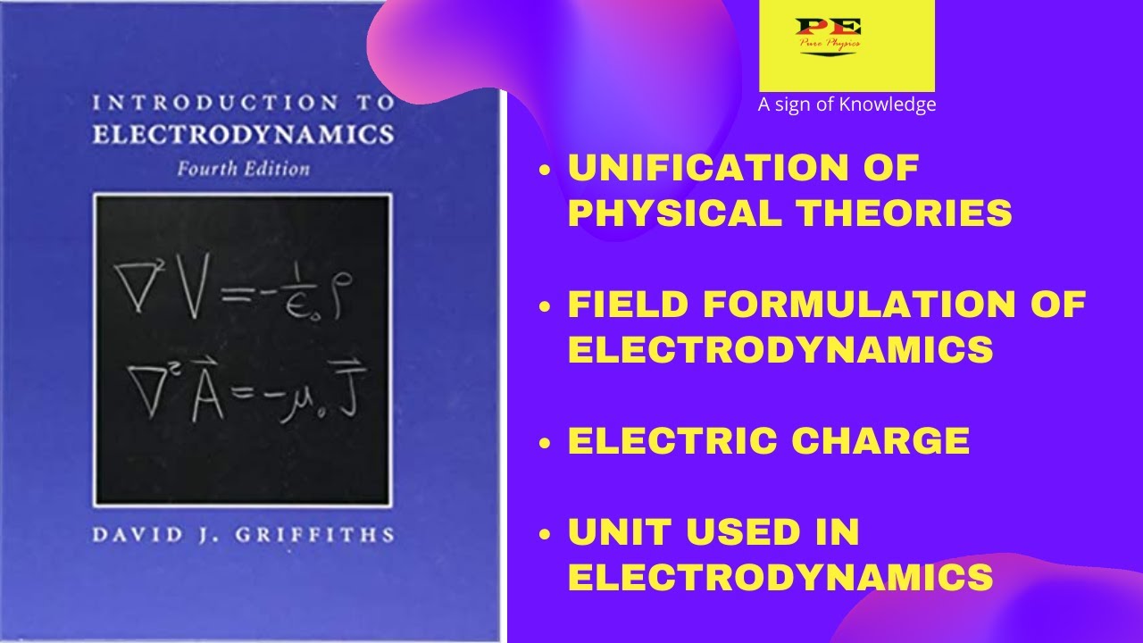 Unification of Physical Theories, Formulation of Electrodynamics ...