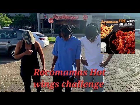 Doing the Rocomamas hot wing challenge with my twinz(Never again bro ...