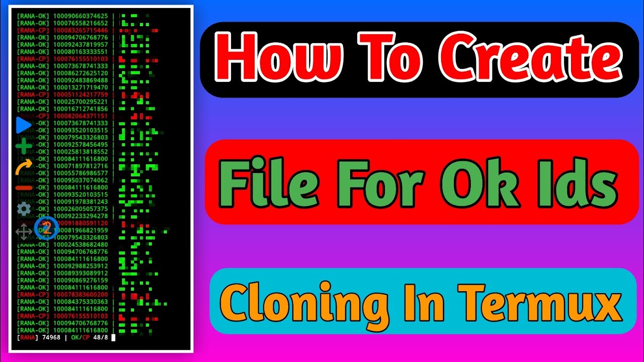 How To Make File For OK Idz Cloning In Termux - YouTube