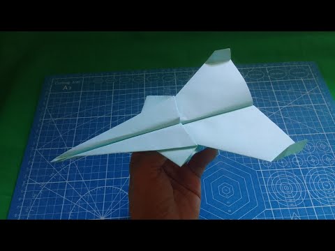 how to make a hyper sonic jet paper airplane A4 @Ulysses arts and ...