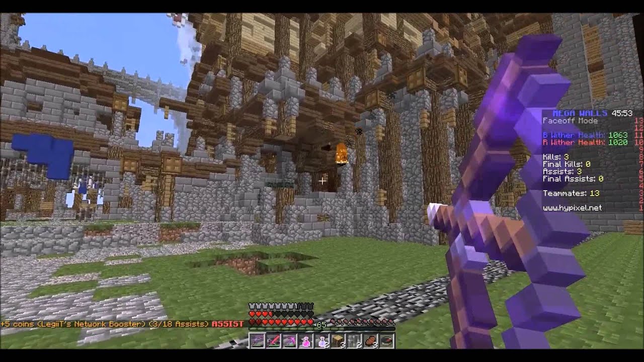 Col Plays Minecraft Mega Walls Ep. 17 - Face Off! - YouTube