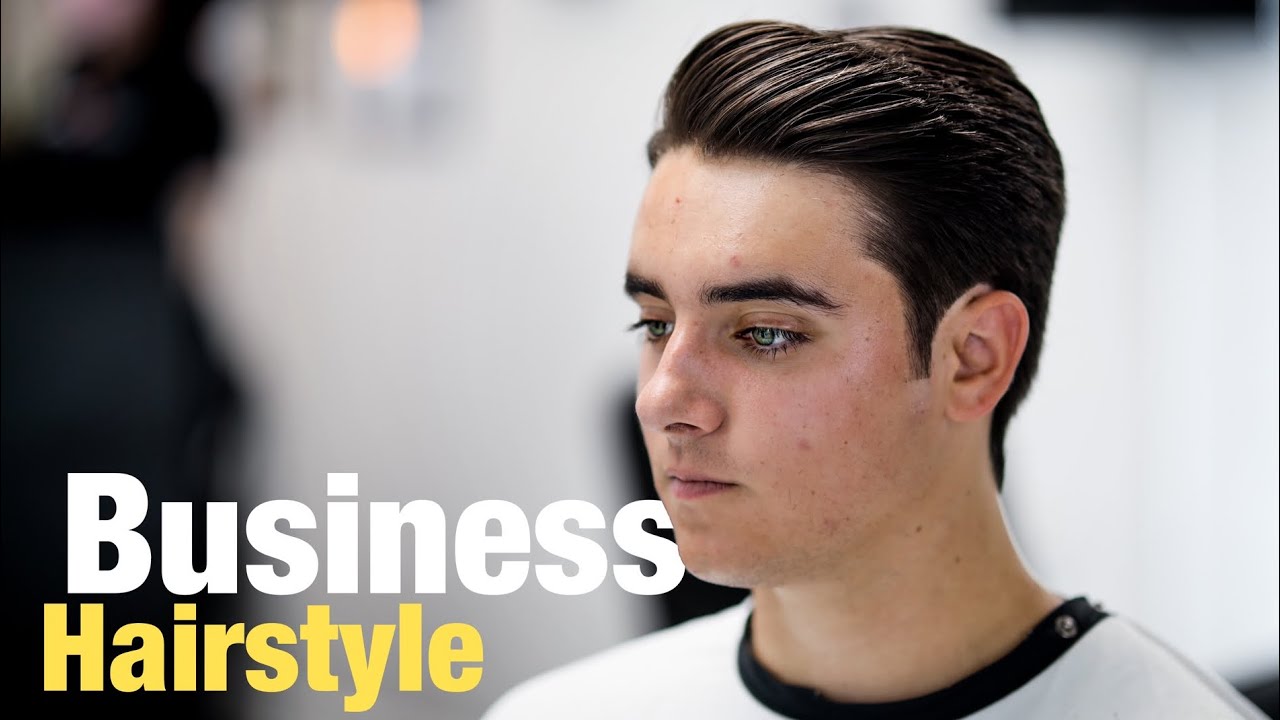 Professional & Business Hairstyles for Men | Tutorial - YouTube