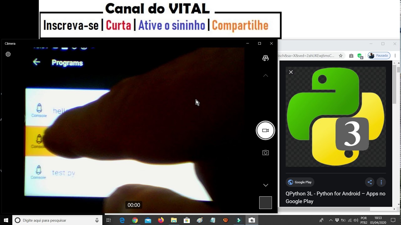Aprenda QPython3L - Aula 1 - YouTube