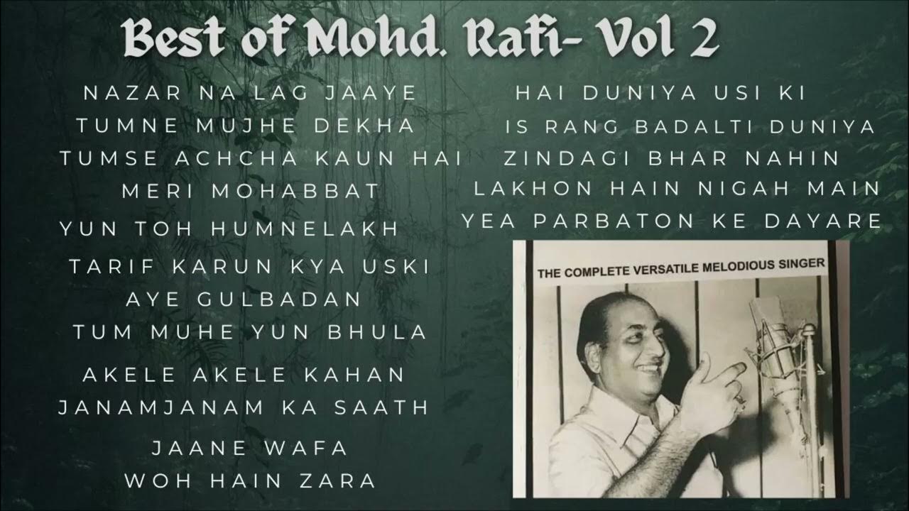 Best of Mohd. Rafi - Vol 2#mohammedrafi - YouTube