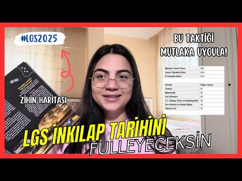 Zihin Haritası Yöntemiyle LGS İnkılap Tarihi Nasıl Fullenir? | #lgs #lgs2025