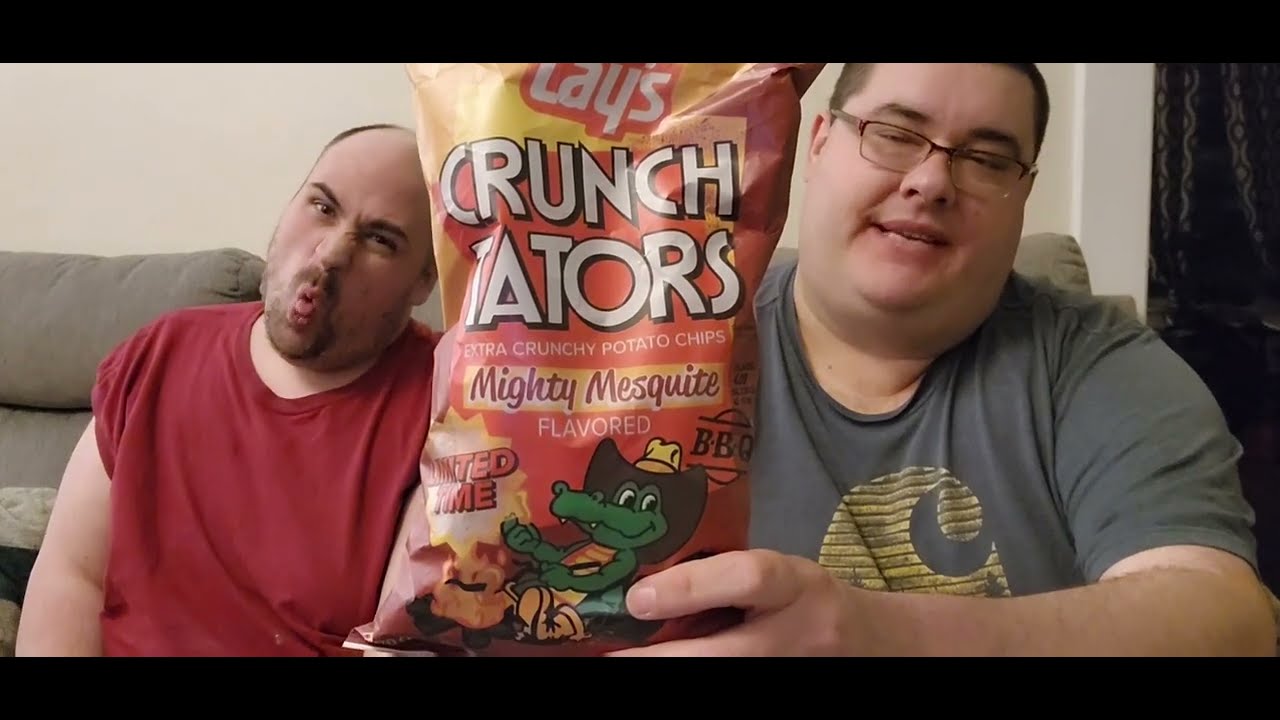 Lay's Crunch Taters Mesquite Potato Chips Review - YouTube