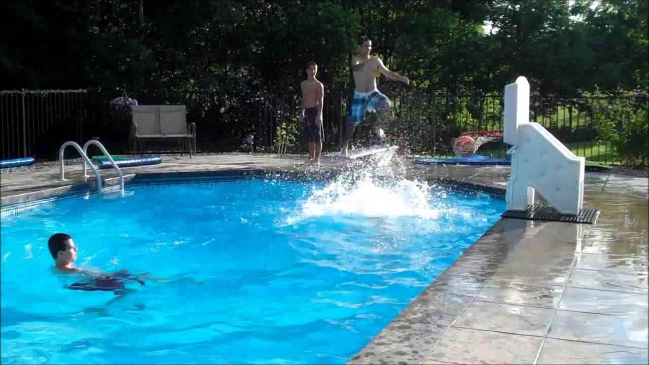 Top 10 Pool Basketball Trick Shots - YouTube