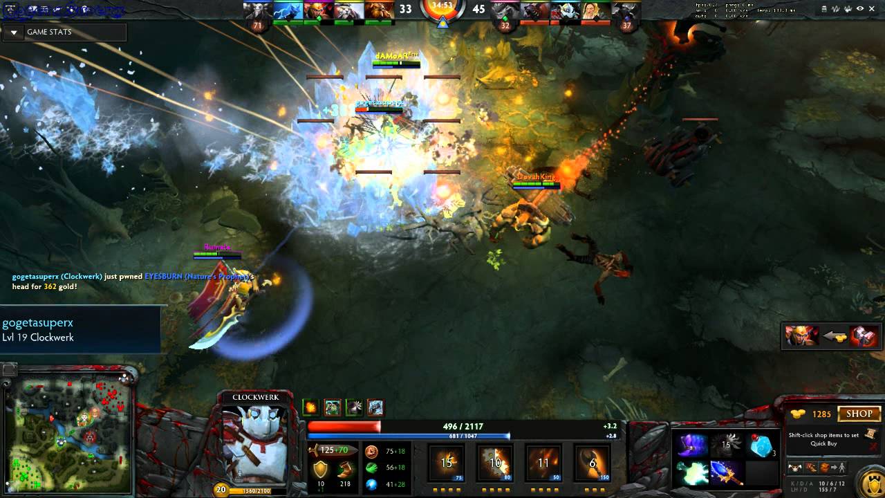 dota 2 ranked #15 clock mid highlights - GogetaSuperx - YouTube