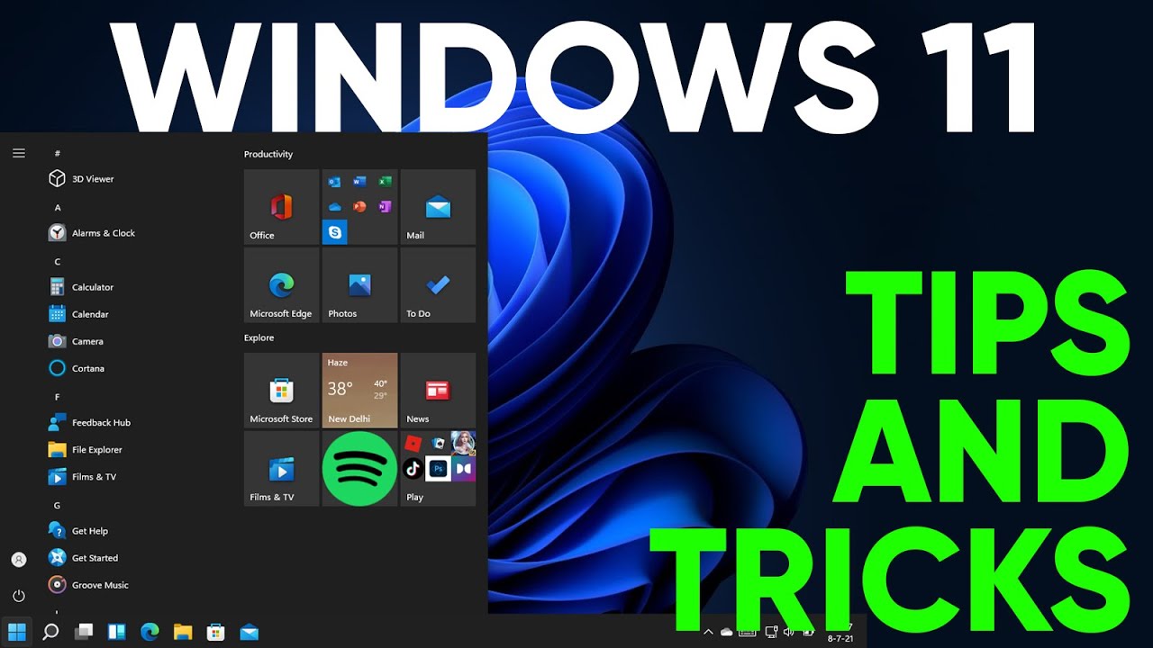 Best Windows 11 Tips and Tricks | Old Start Menu - YouTube