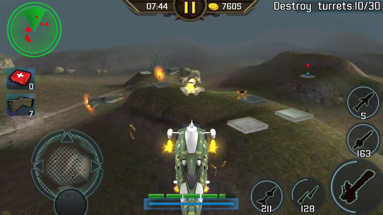 Gunship Strike 3D Leviathan Helicopter The Turret - YouTube