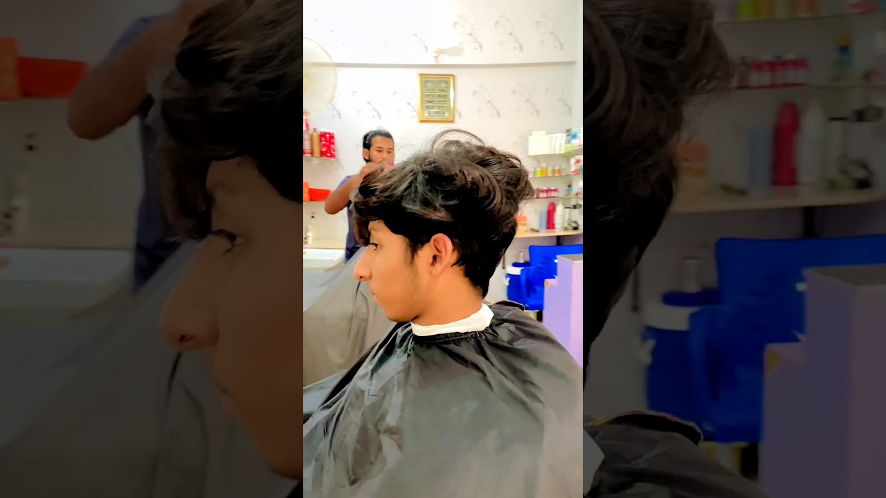 TWO SETS HAIRCUT ️ #foryou #haircut #salon - YouTube