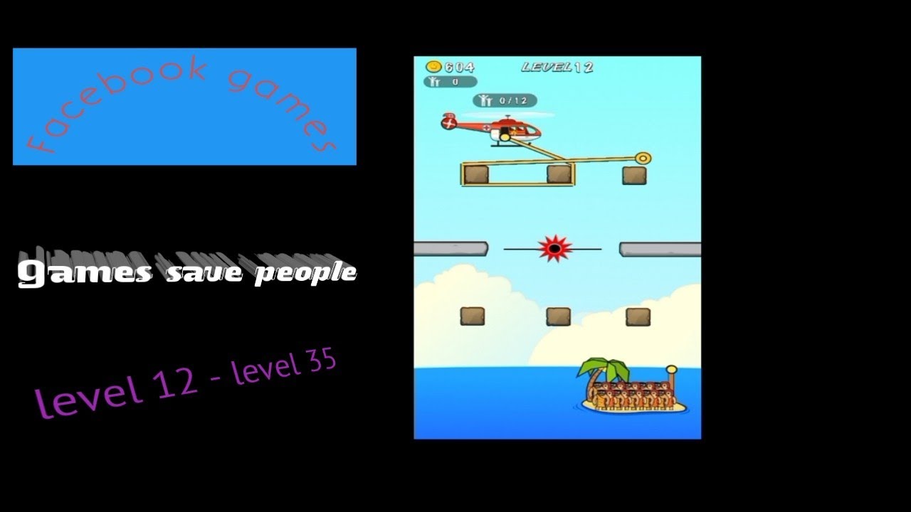 Yuk kita main games save people di Facebook - Gameplay - YouTube