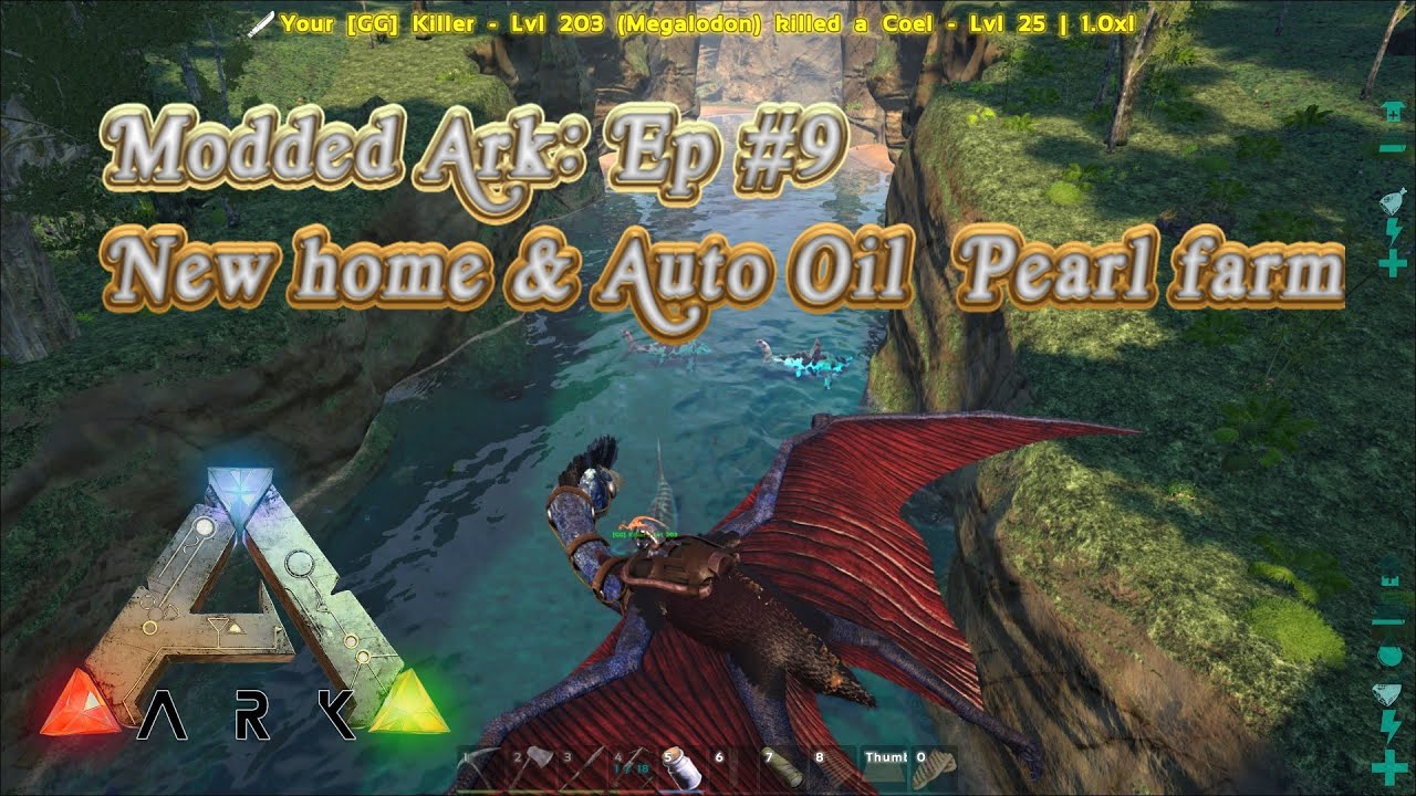 Ark: Survival Evolved - Auto Oil & Pearl farm + New home Ep #9 - ( The ...