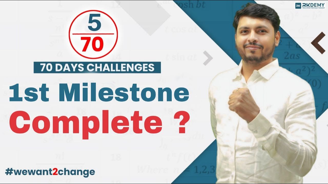 Day - 5 | 1st Milestone Complete ? | RK SIR | RKDEMY - YouTube