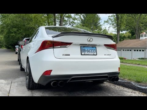 Cheapest CARBON FIBER Spoiler for Lexus 3IS! IS350 Spoiler Install ...