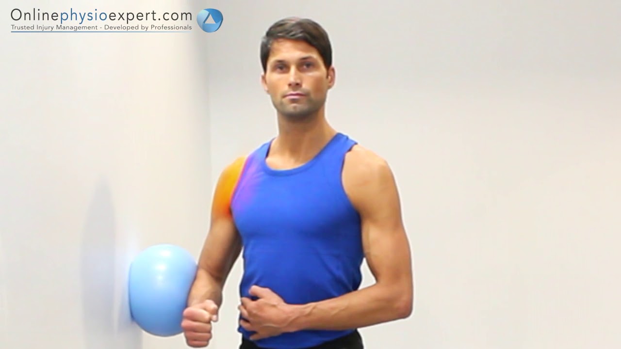 Static shoulder deltoid muscle strength 1 R - YouTube