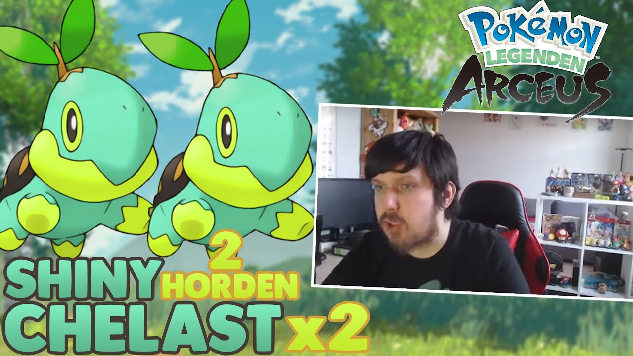 POKÉMON-LEGENDEN ARCEUS: 2x Shiny Chelast in einer Horde ...